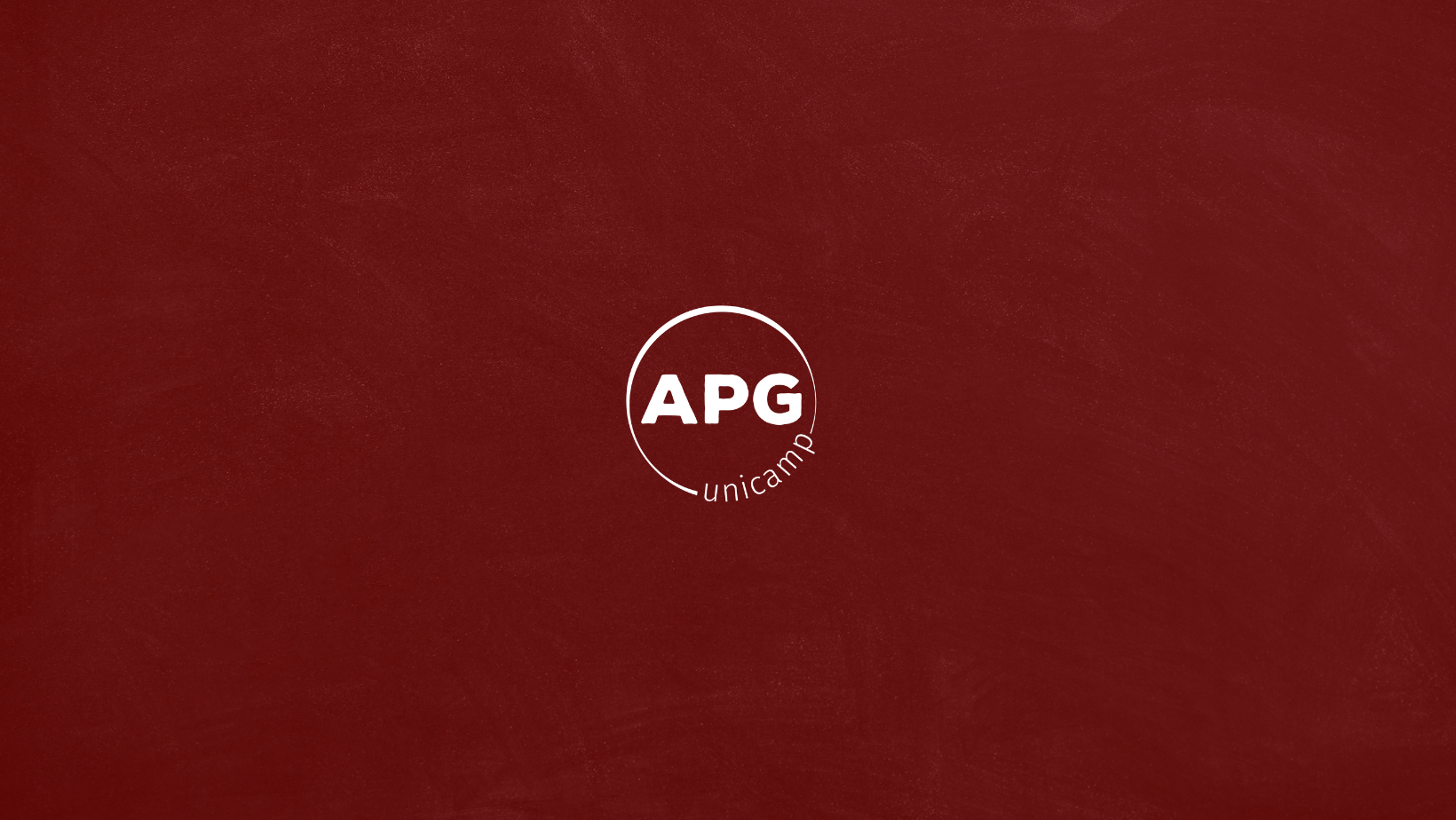 Identidade visual - APG Unicamp